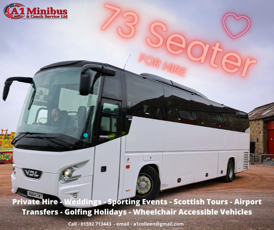 73 Seater Coach Hire – A1 Coaches